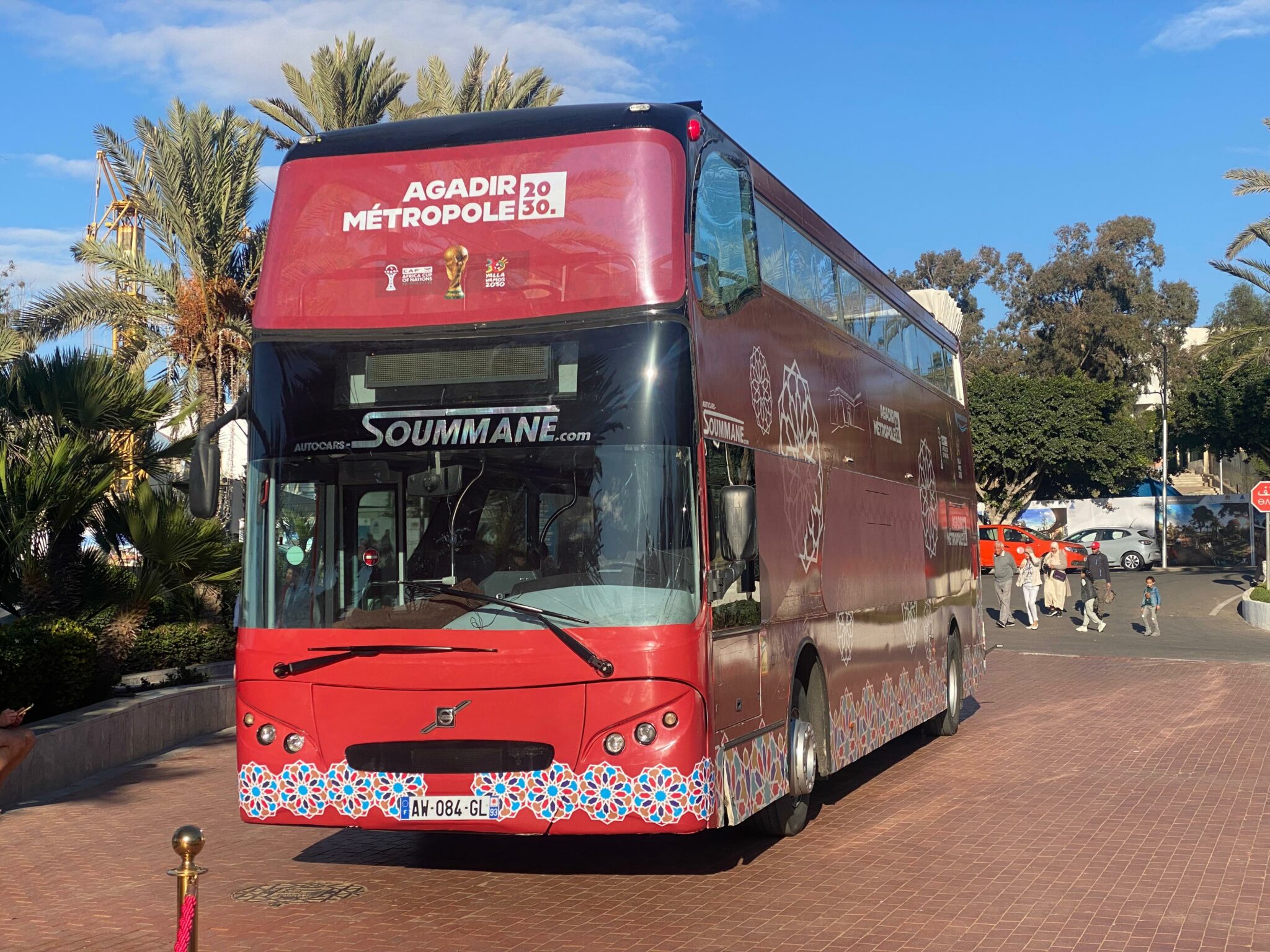 Transport Agadir : nouveaux bus touristique à ciel ouvert